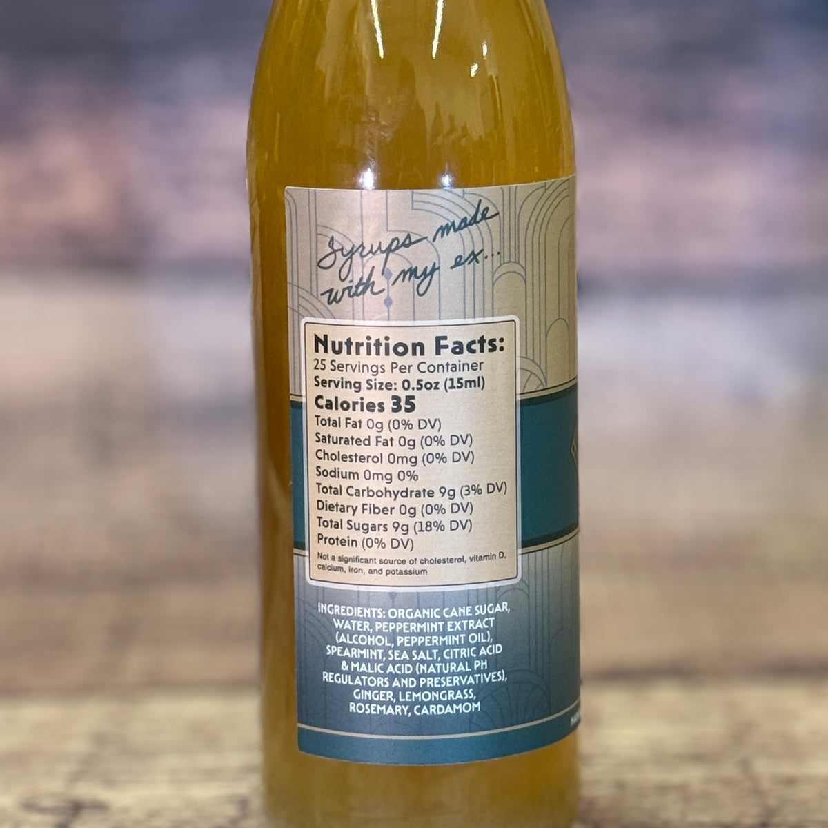 Fresh Mint Simple Syrup With Ginger – Bitter Ex Bitters & Syrups