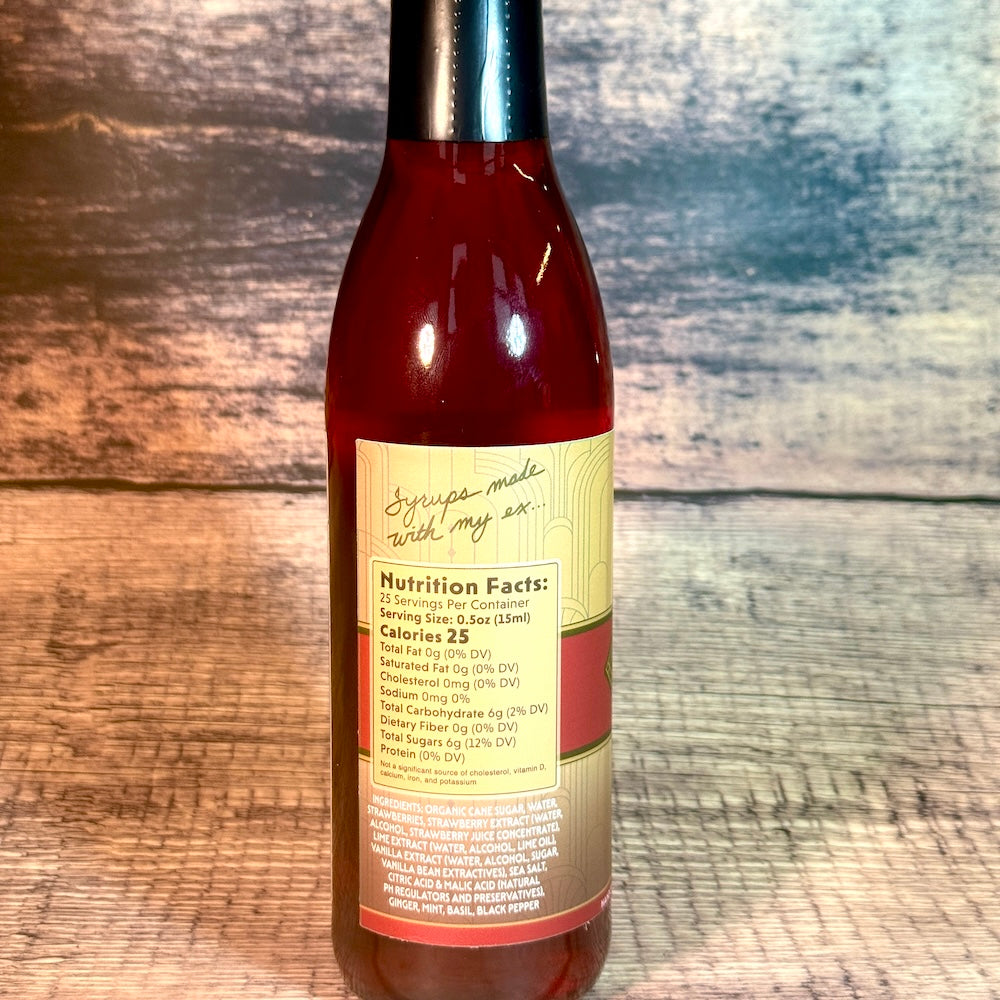 Strawberry Simple Syrup – Bitter Ex Bitters & Syrups